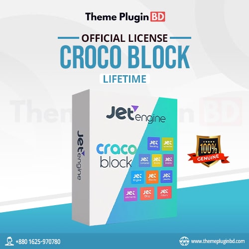 Crocoblock Lifetime Original License Key Activation - Theme Plugin BD