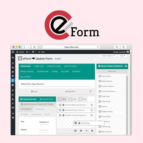 eForm – WordPress Form Builder - Theme Plugin BD