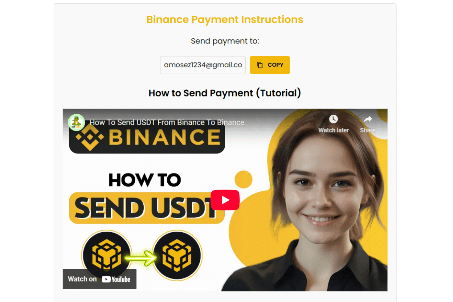 Binance Payment Gateway - Theme Plugin BD