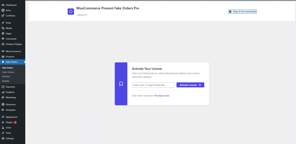 WooCommerce Prevent Fake Orders Pro - Theme Plugin BD