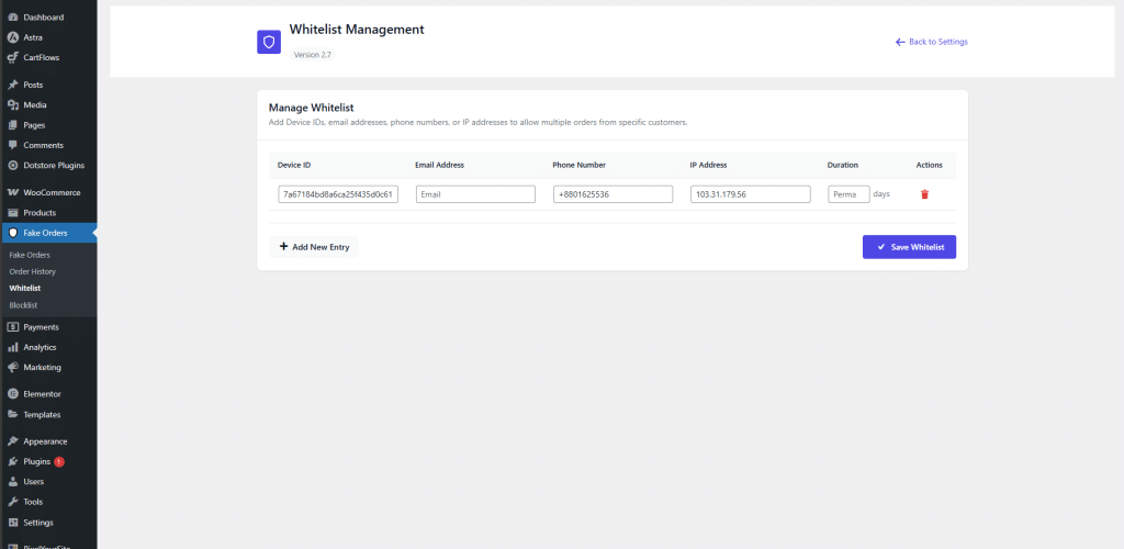 WooCommerce Prevent Fake Orders Pro - Theme Plugin BD